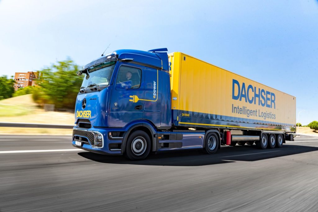 Dachser Iberia prueba el Mercedes-Benz eActros 600 | EnCamion